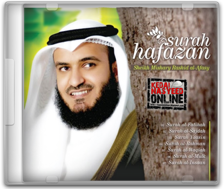 Sheikh Mishary Rashid Al-Afasy » Surah Hafazan (CD) | Kedai Nasyid Online
