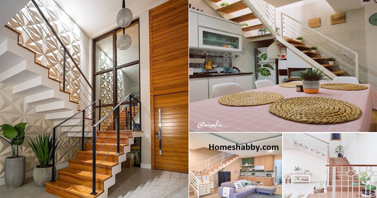 6 Ide Desain Tangga Rumah Minimalis dengan Bentuk L, Paling Banyak ...