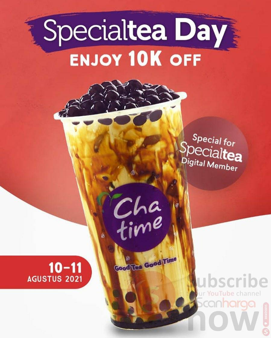 Chatime Promo SpecialTea Day - Enjoy 10K Off* - scanharga