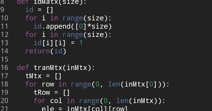 Eliminasi Gauss-Jordan dengan Python