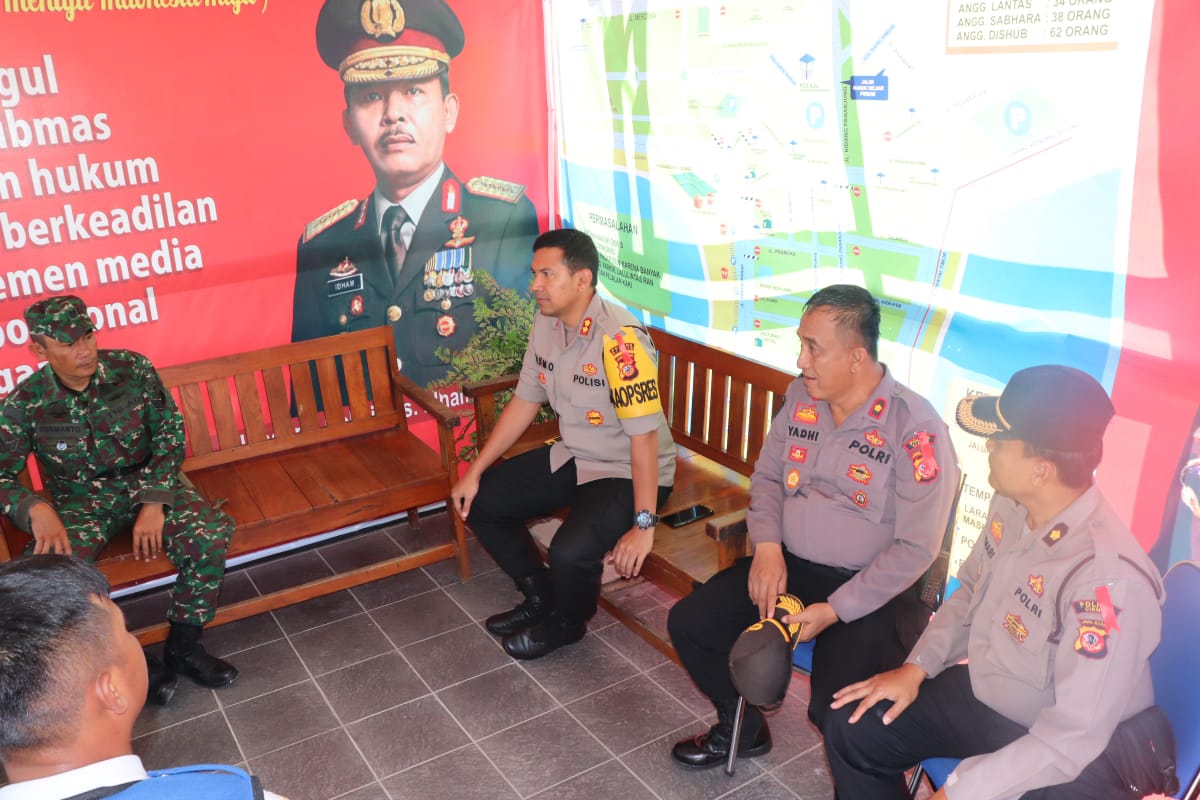 Kapolres Ciamis Lakukan Pengecekan Pos PAM Pangandaran ~ Duta Nusantara Merdeka