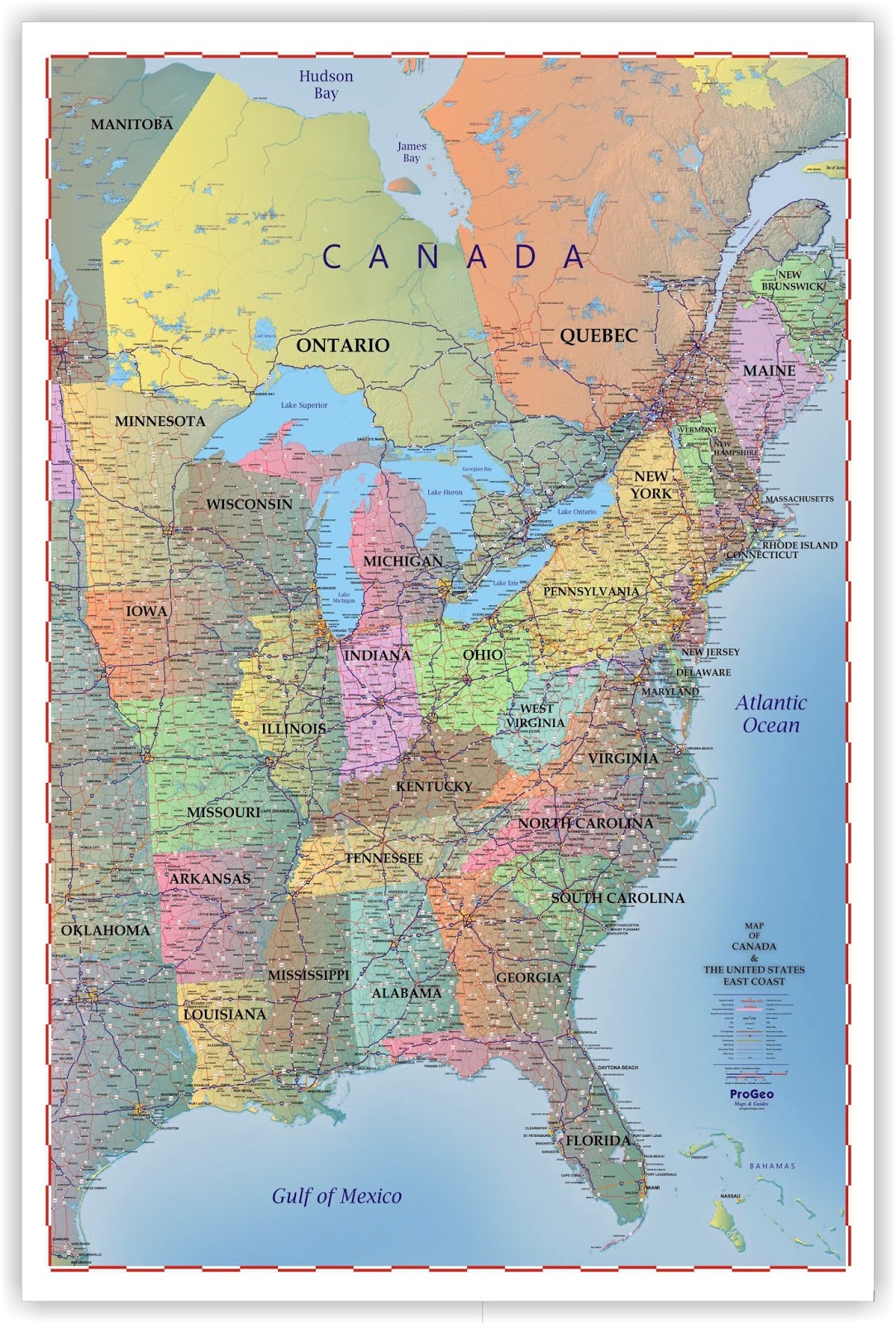 Map East Coast Canada World Image map-east-coast-canada-world-image