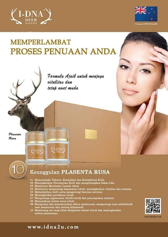 Awet muda dan sihat dengan i-dna plasenta rusa terbaik dari new zealand 60128119908: Rahsia awet ...