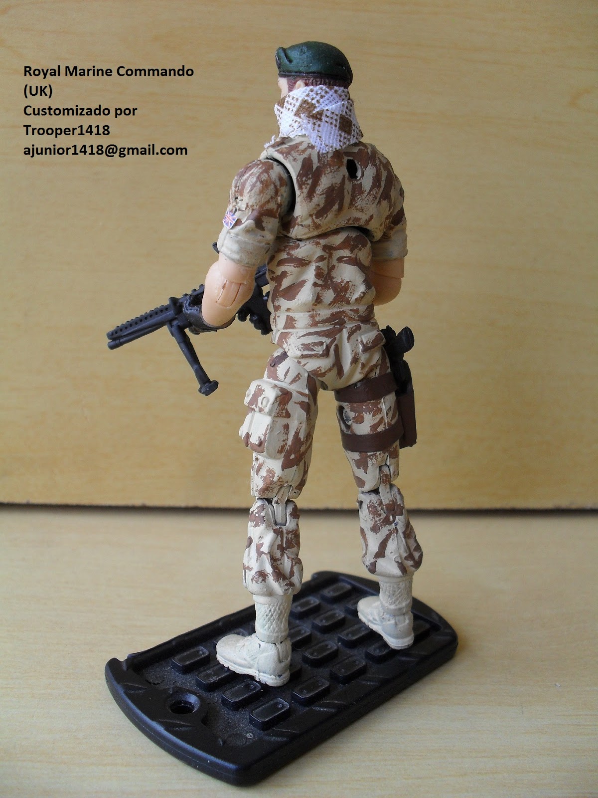Gi joe Custom Action Figures: Royal Marine Commando ( UK )