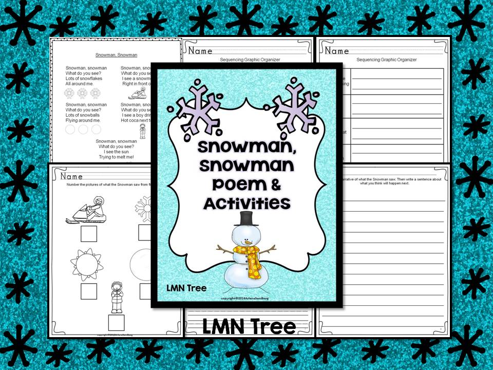 Snow Poetry Activity Packet - Classroom Freebies