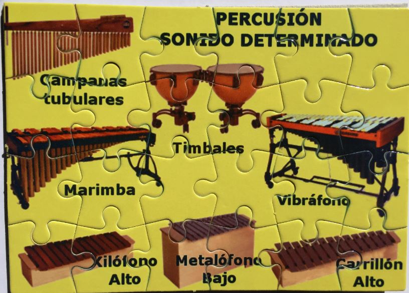 CON LA MÚSICA A OTRA PARTE: INSTRUMENTOS DE PERCUSIÓN DE SONIDO DETERMINADO