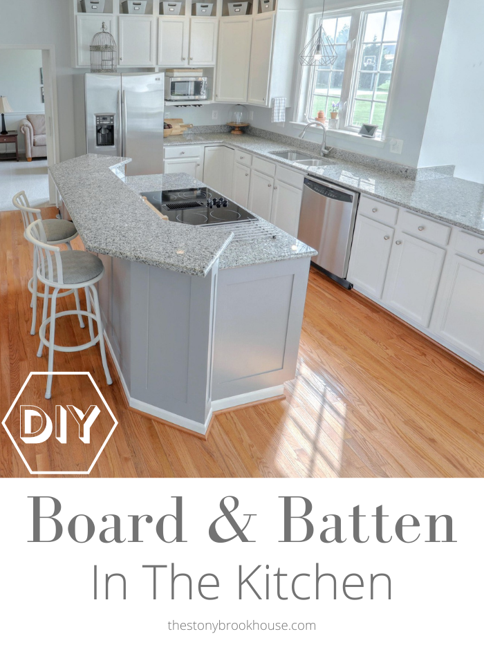 DIY Board & Batten In The Kitchen | The Stonybrook House