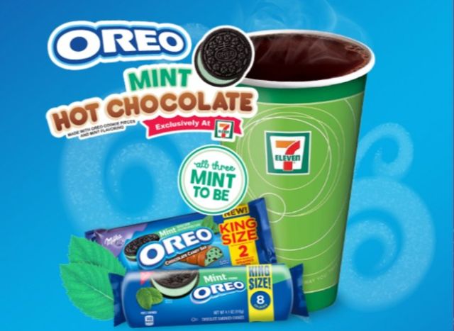 7-Eleven Releases New Oreo Mint Hot Chocolate | Brand Eating