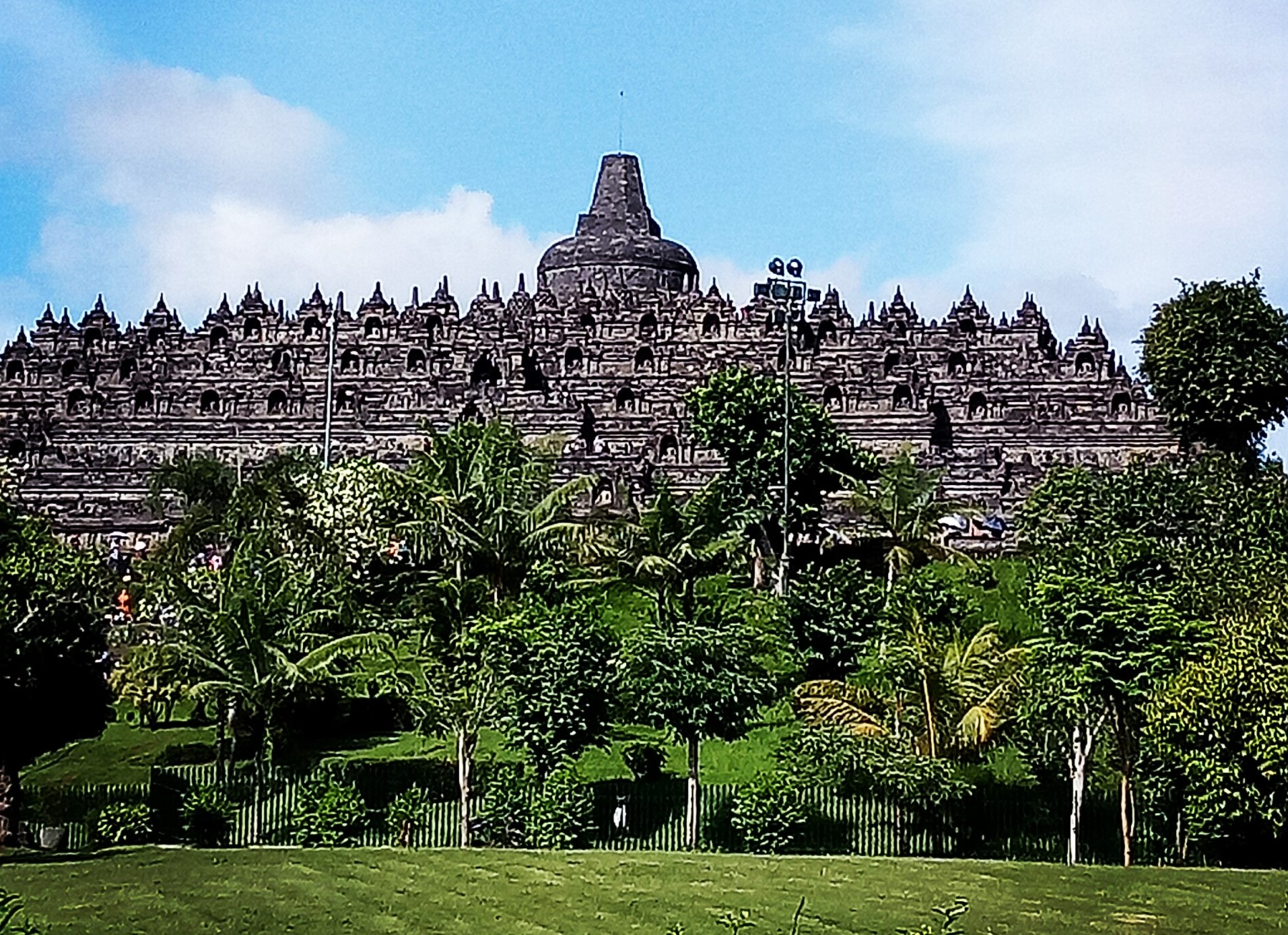 Borobudur Temple Compounds of Central Java in Indonesia