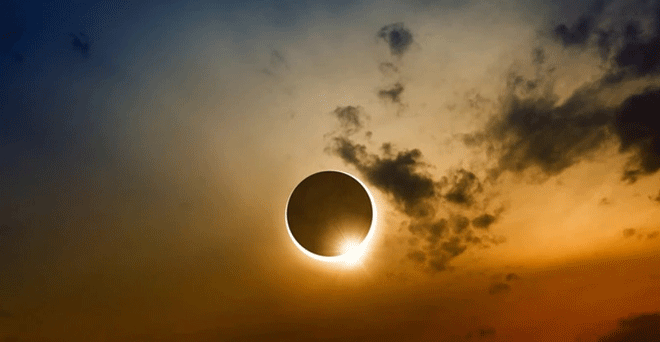 El próximo martes se podrá ver un eclipse solar parcial en todo el país