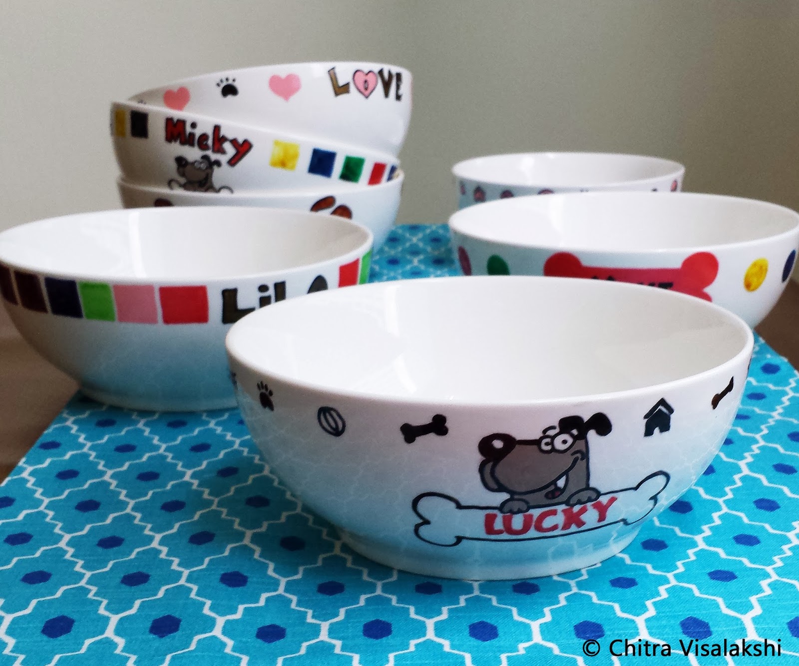 Craft with Chitra: Personalized Ceramic Bowls