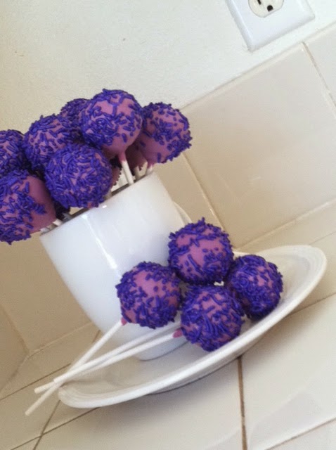 Cake Pop Mama: Ube Cake Pops....Yum and Yum!