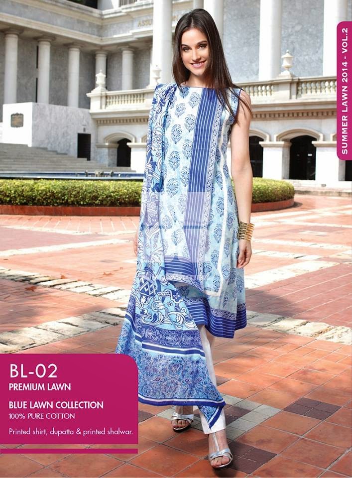 StyleVia: Unique Summer Wear Collection 2014 Vol-2 for Women By Gul Ahmed