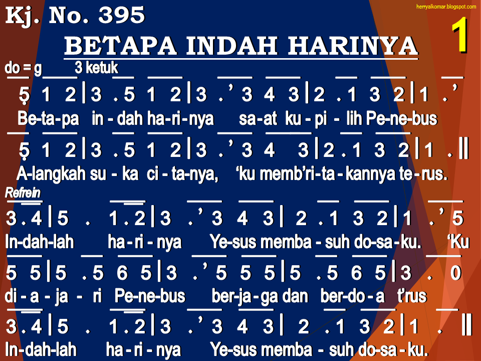 TouRoeroekan: Kidung Jemaat No. 395