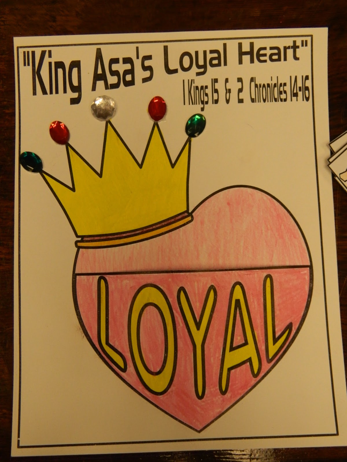 Hands On Bible Teacher: Asa a LOYAL KING