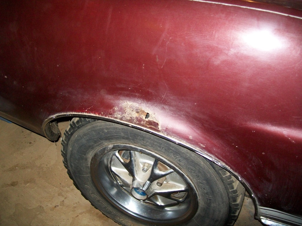 How to assess rust damage on a quarter panel
