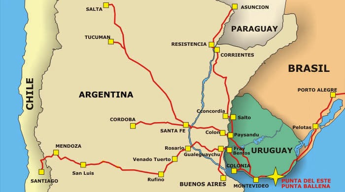 Punta Del Este Map
