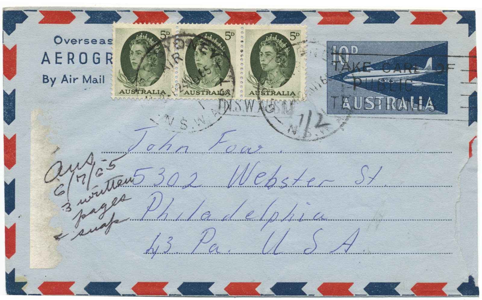 Aerogrammes & Airletters - Philatelic Archeology: Australia: Aerogramme ...