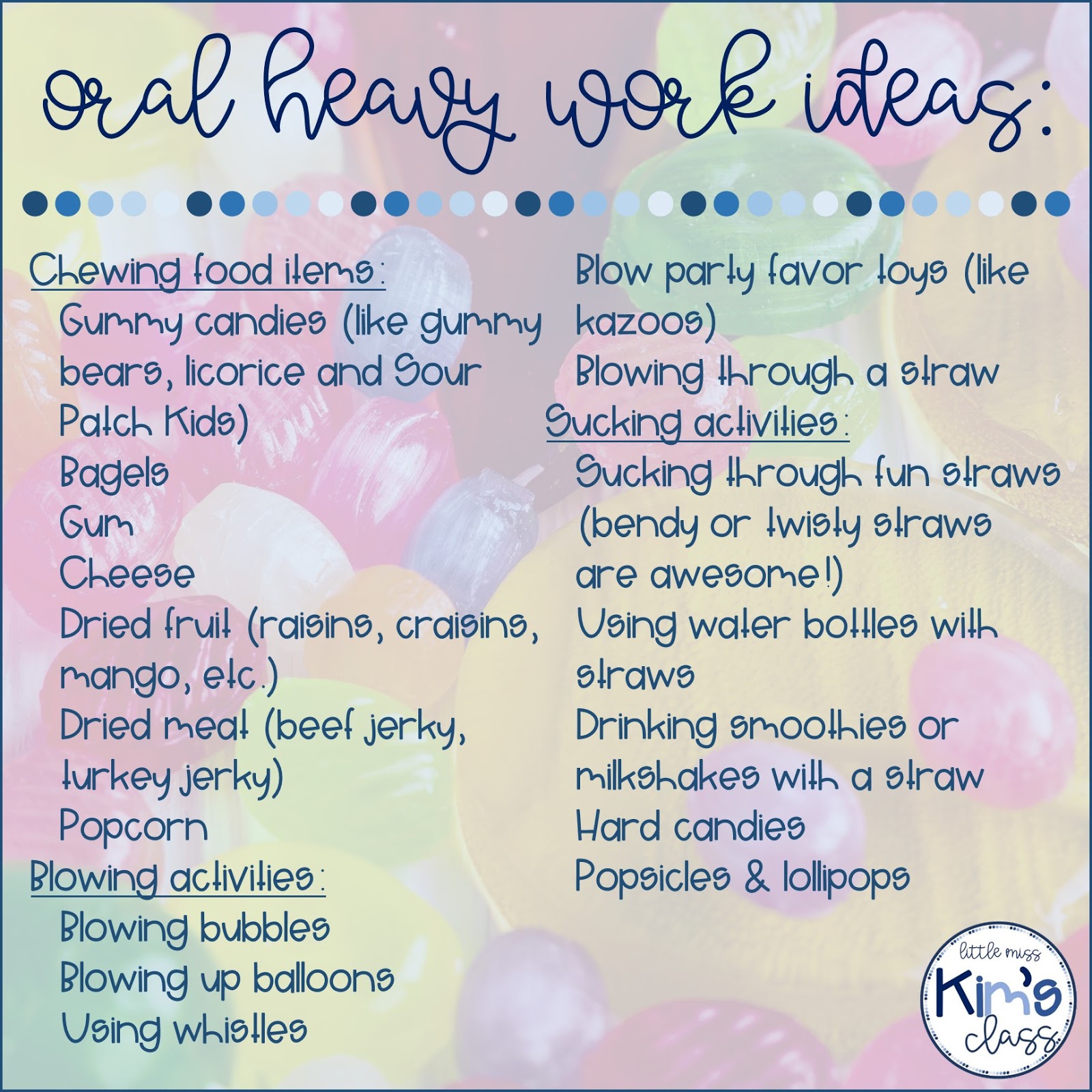 Little Miss Kim's Class: Ideas for HEAVY WORK in the classroom