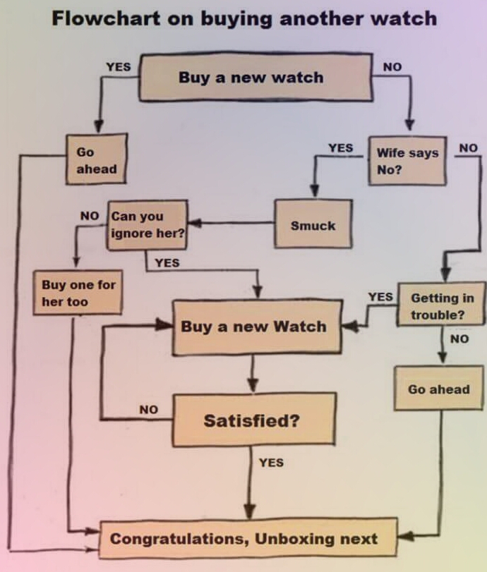 C-segment Wrist Watches: Flowchart on Buying Another Watch