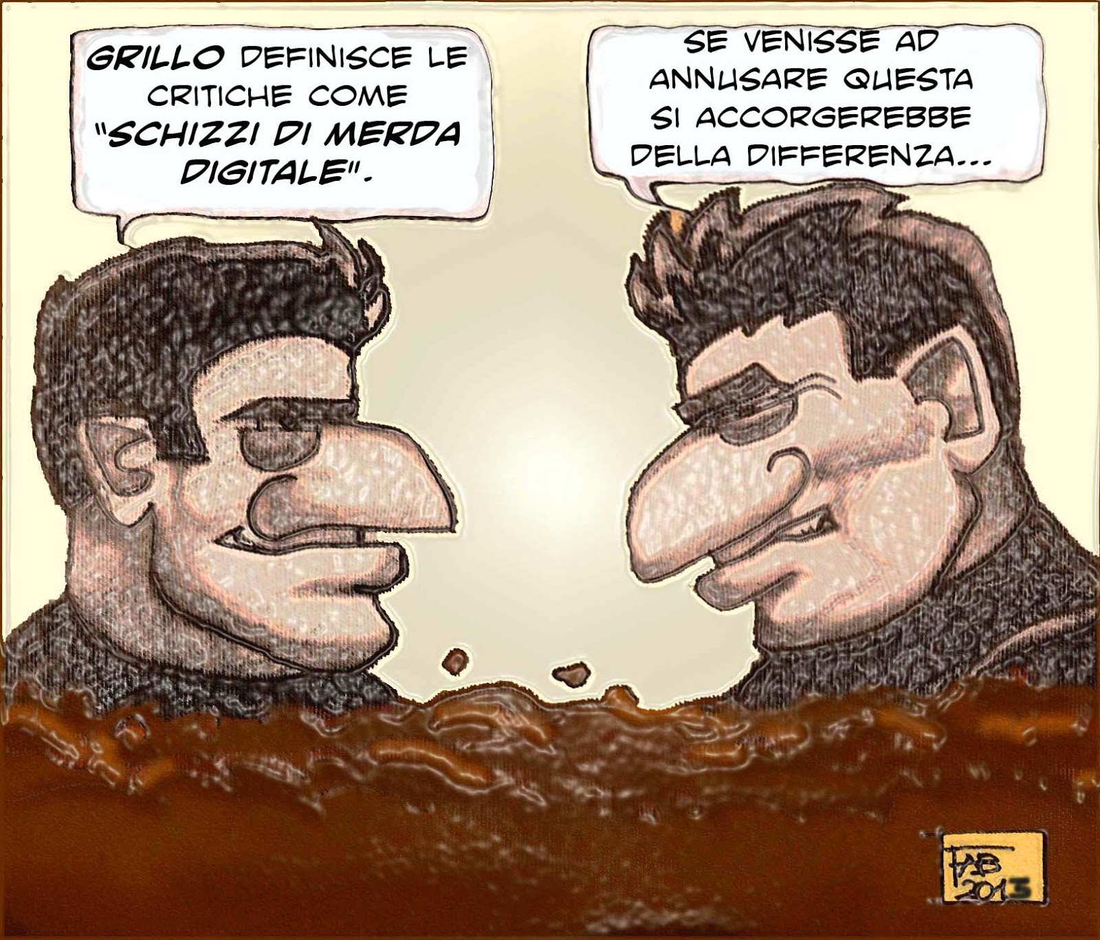 Haldeyde's graffiti: Schizzi di merda digitale