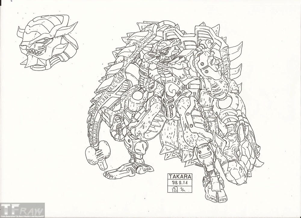 Beast Wars Neo Model Sheets