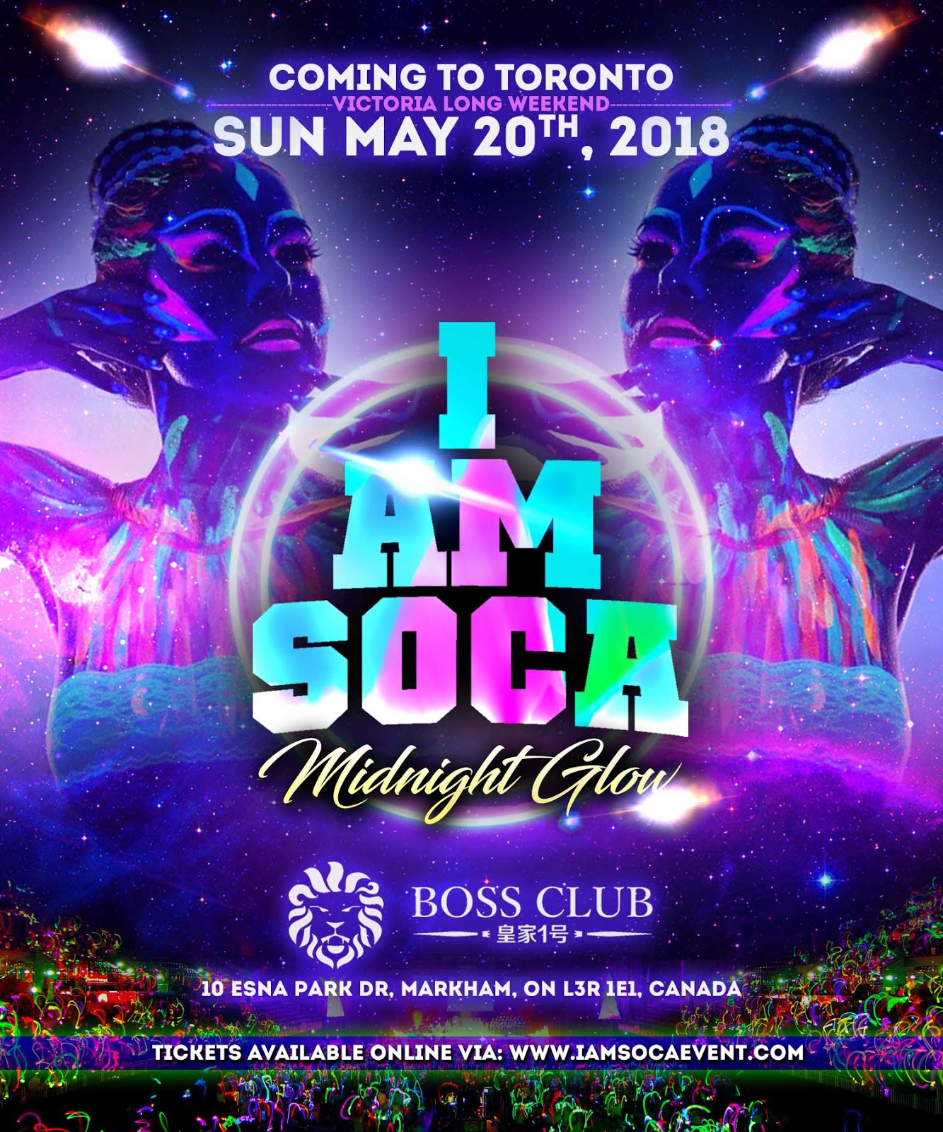 C.A. Confidential: I Am Soca - Midnight Glow @ Boss Night Club, Markham ...