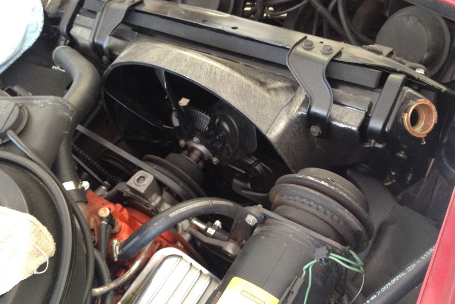 1976 Corvette Stingray: Restore, Repair, Detail: Replacing the Radiator ...