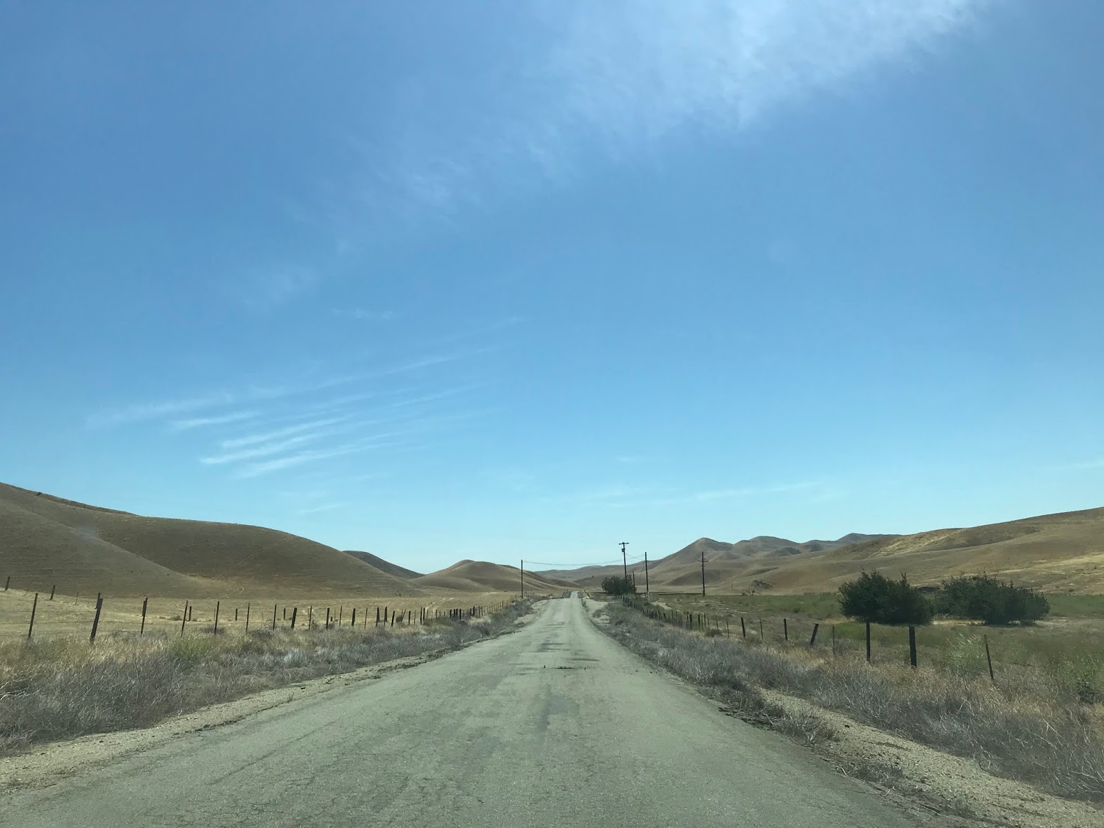 Bitterwater Road and Bitterwater Valley Road to Blackwell's Corner