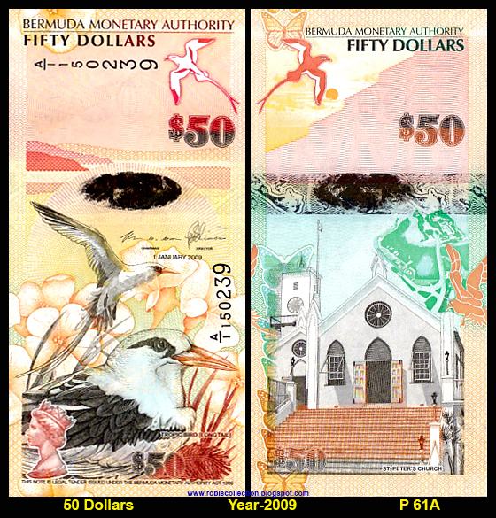 POLYMER BANKNOTE COLLECTION: BERMUDA