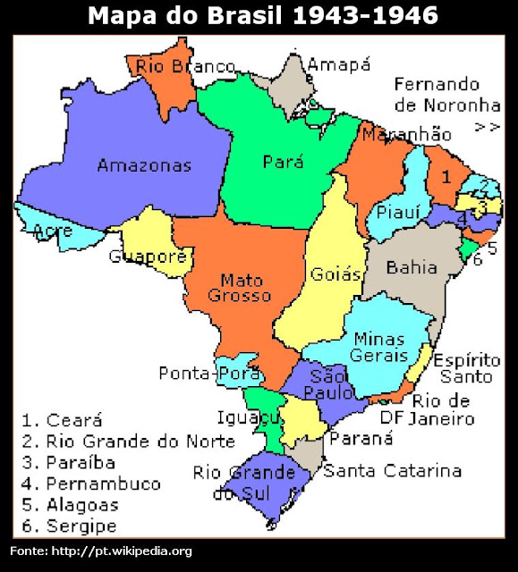 Engenharia Neandertal: Mapas do Brasil de 1500 à 2012