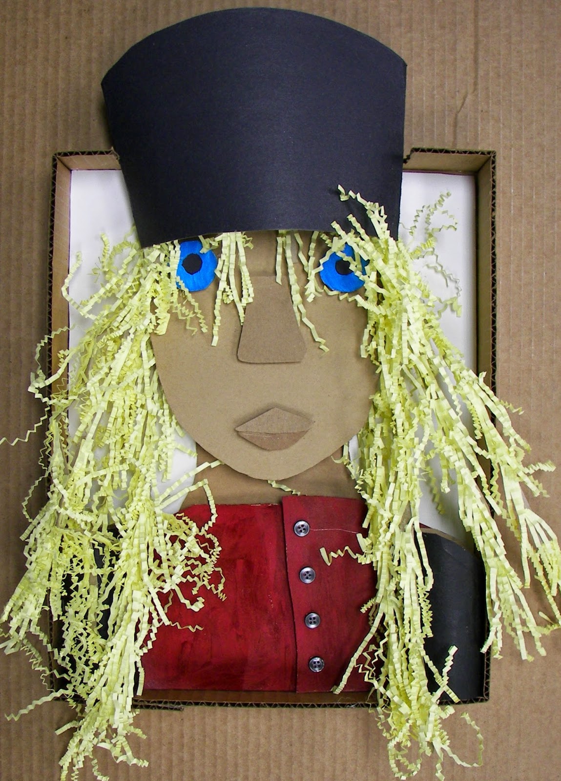 The Rolling Artroom: 3D Cardboard Characters (Jr/Sr High School General ...