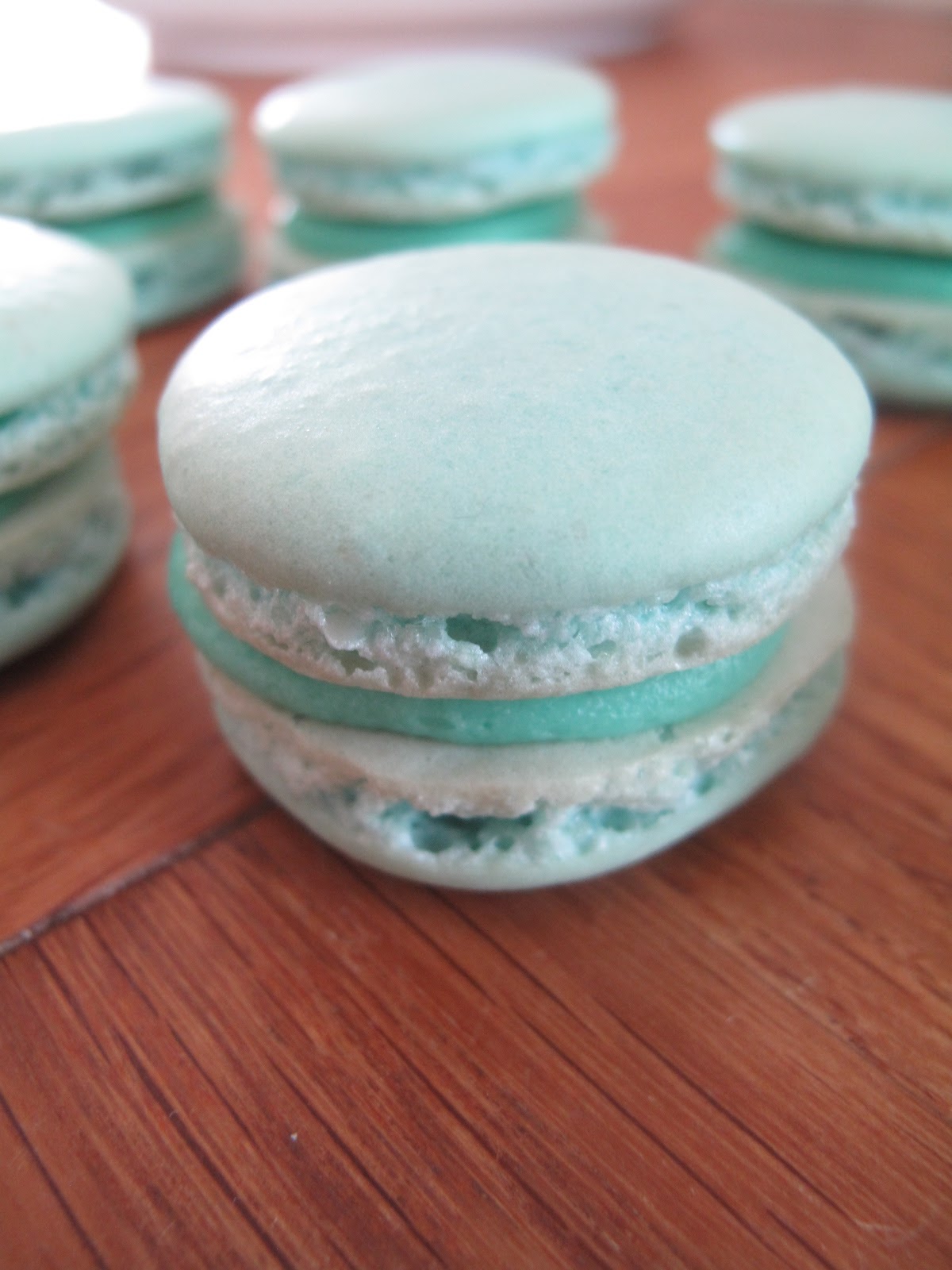 Baby Blue Macarons