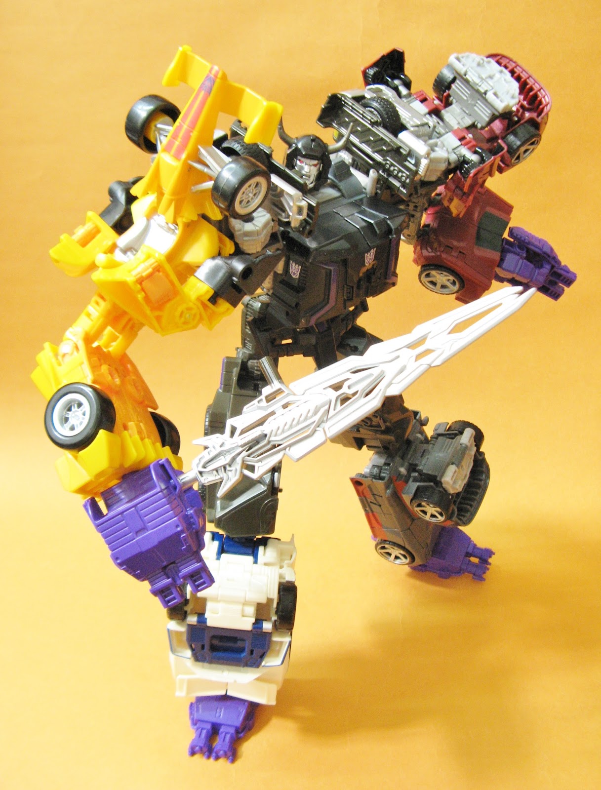 Transformers Unite Warriors UW-02 Decepticon Stunticons MENASOR IDW變形金剛 ...