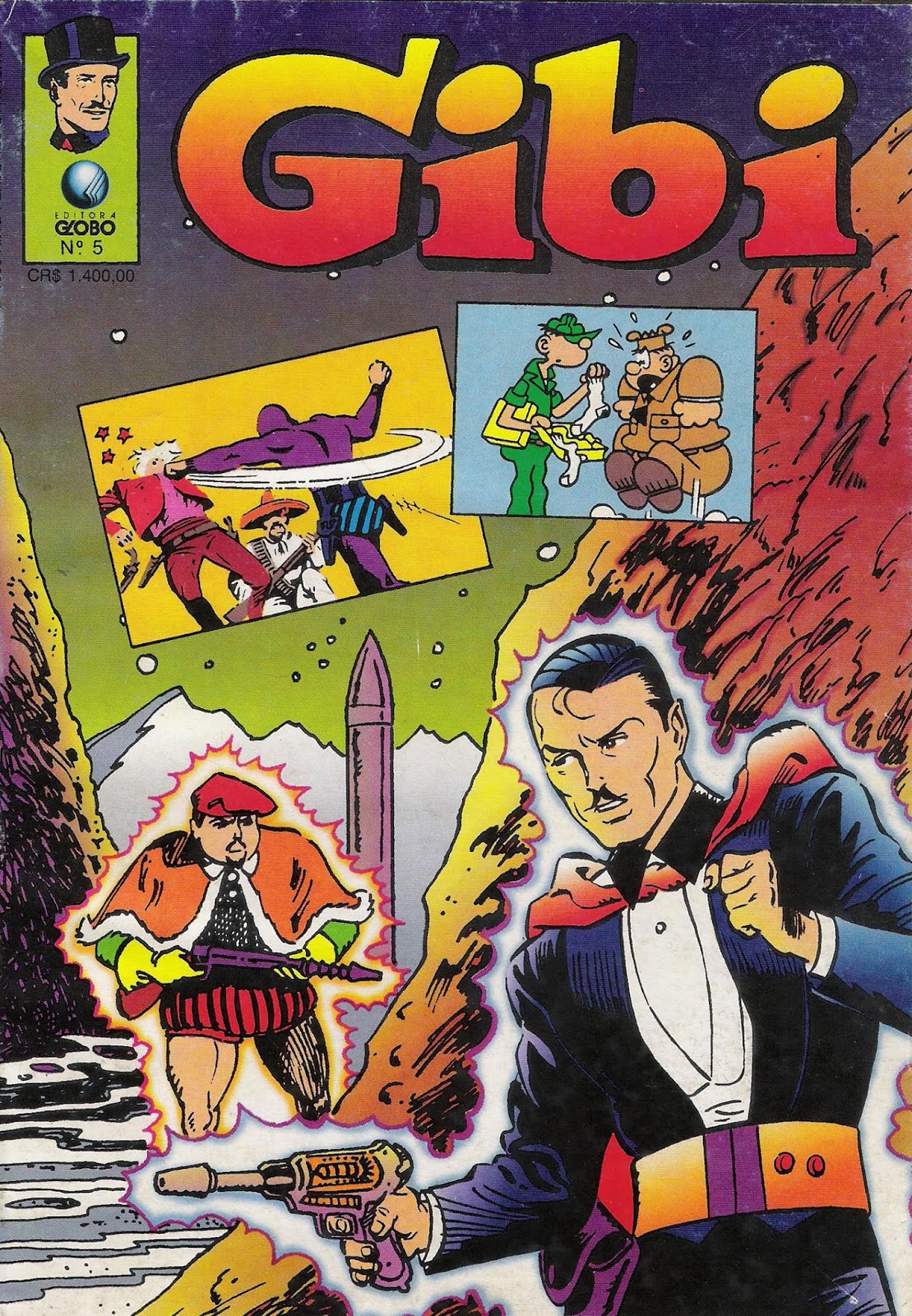 PR - GIBIS: Gibi - Nº 5 - Dezembro 1993 - Ed. Globo