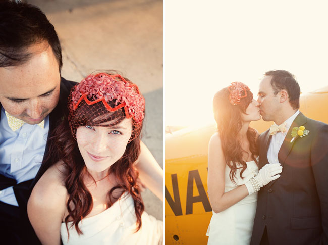 Life of a Vintage Lover: "Love Birds" An Aviation Inspired Wedding