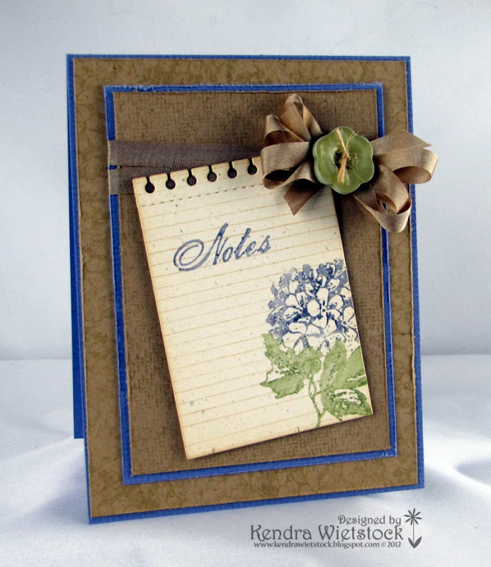 Kendra's Paper Creations: Noteworthy Notes...