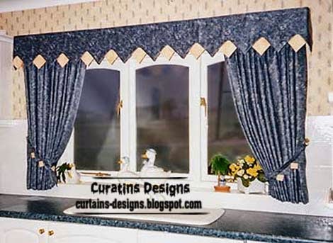 Unique curtain designs for kitchen windows, kitchen curtains and drapery