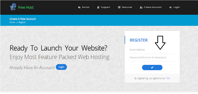 How to create website in Profreehost