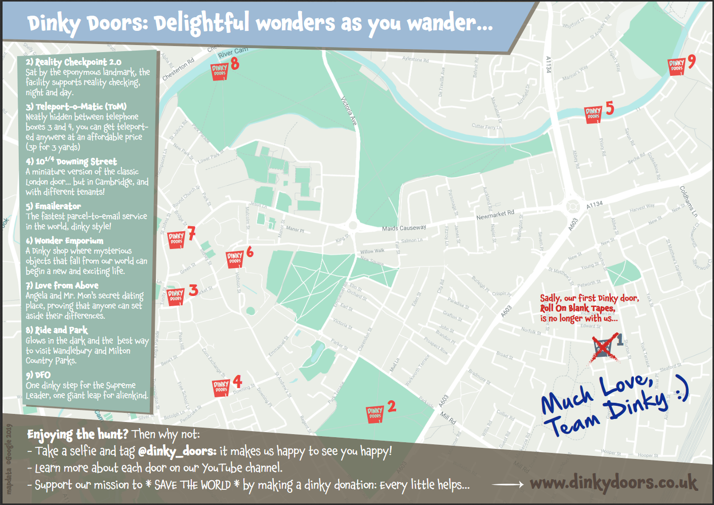 Reinterred: Dinky Doors Discovery Diddle-Daddle