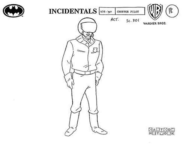 Living Lines Library: Batman (TV Series 1992–1995) - Model Sheets ...