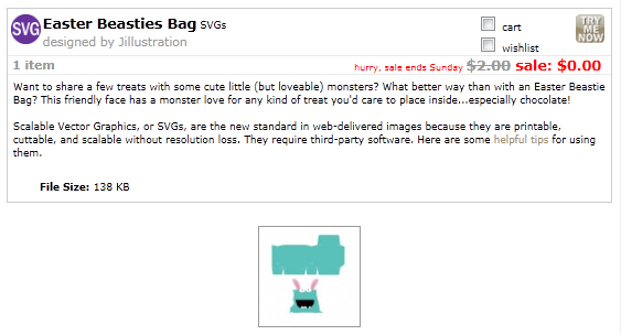 Under A Cherry Tree: LD Friday Freebie: Easter Beasties Bag SVG!