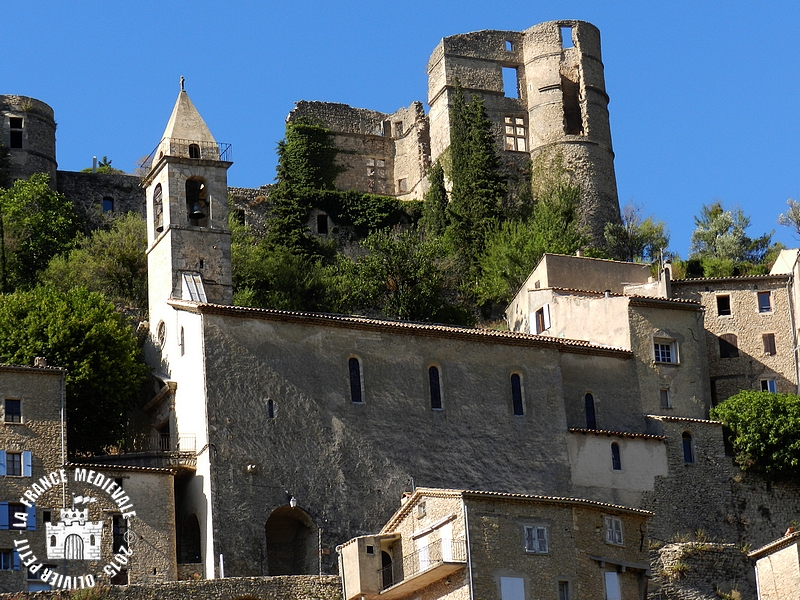 LA FRANCE MEDIEVALE: MONTBRUN-LES-BAINS (26) - Village médiéval