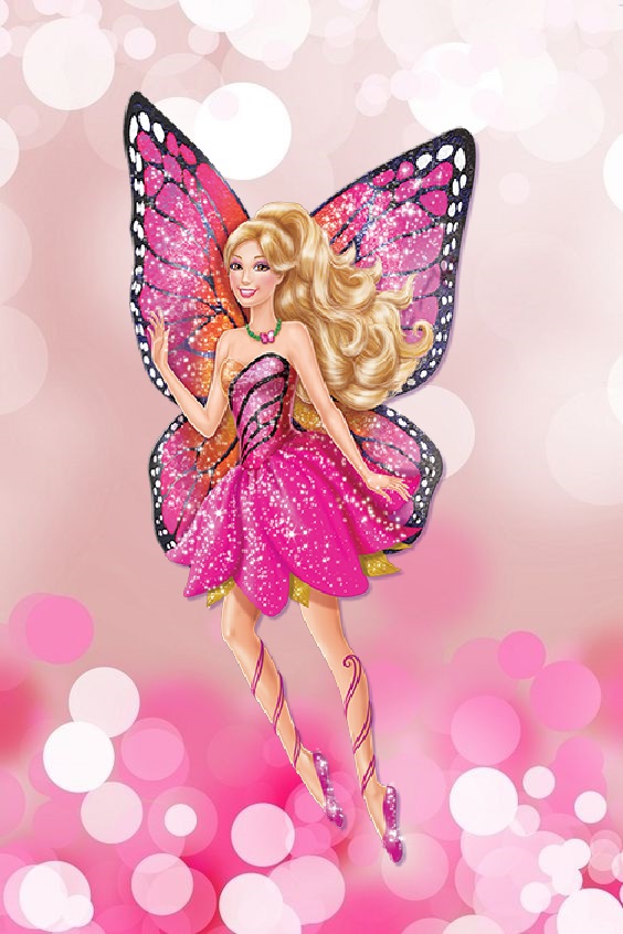 Banderines para Fiesta de Barbie Mariposa, con Números. - Oh my Alfabetos!