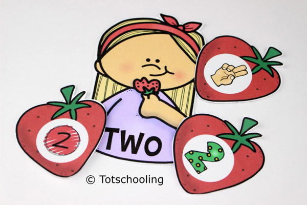 Strawberry Picking Number Sense Sorting Activity | Totschooling ...