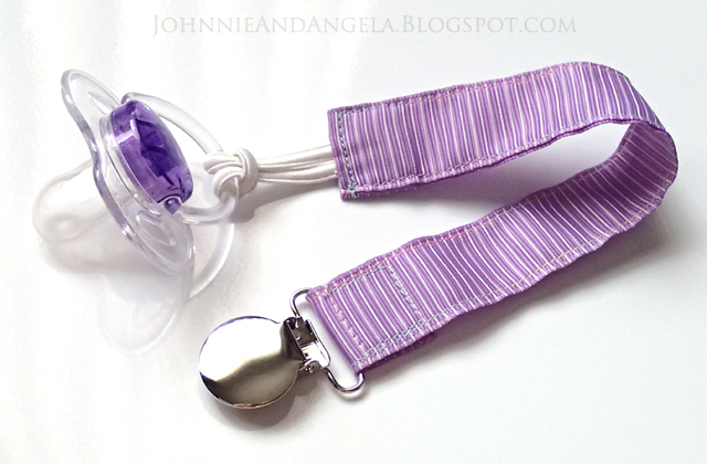 Johnnie and Angela: DIY Pacifier Leash Tutorial