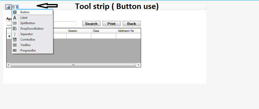 How To Make Fancy Tool Strip In C Mesh Software