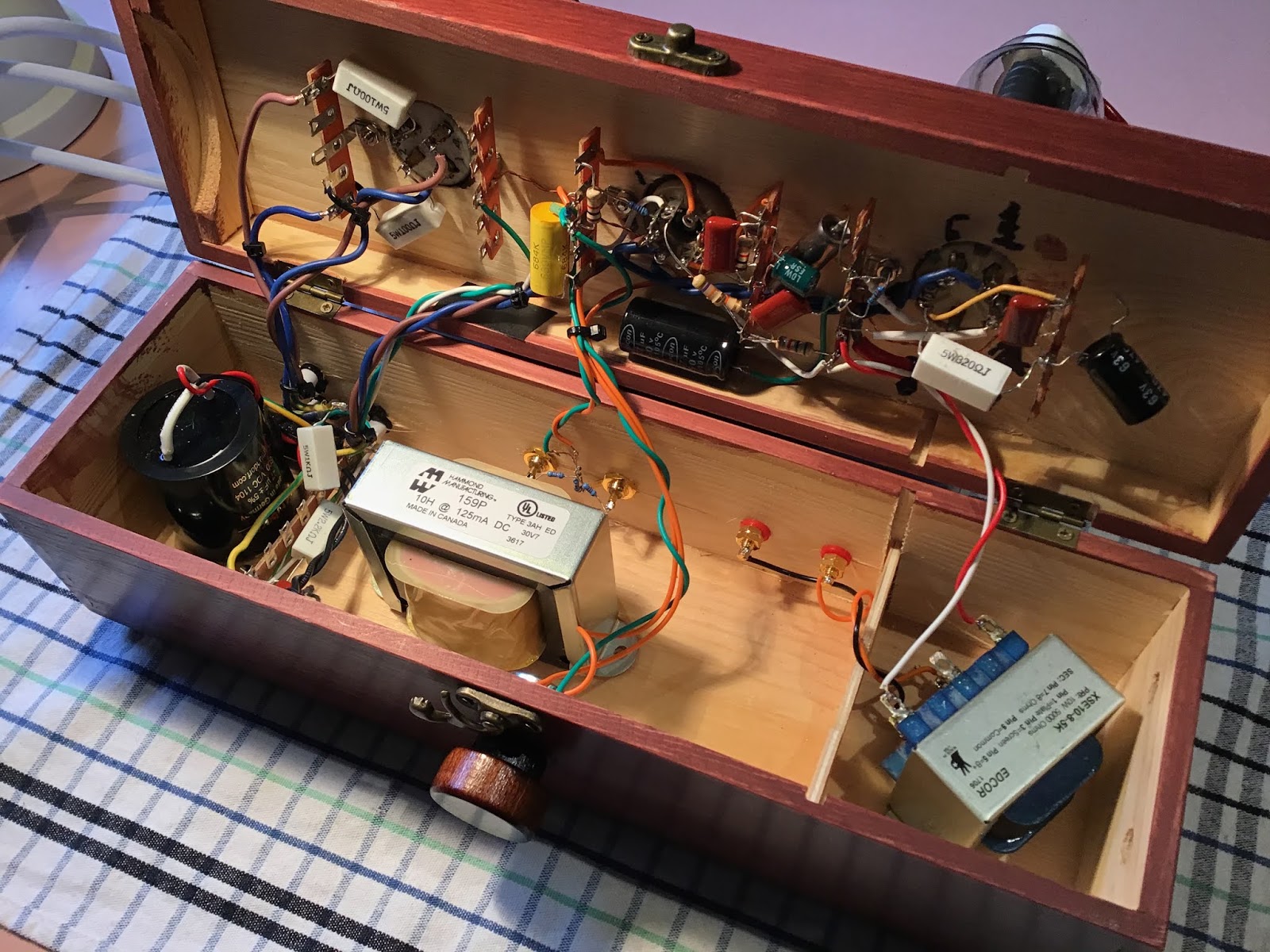 retro-thermionic: Salt Cellar - mono 807 triode strapped integrated amp