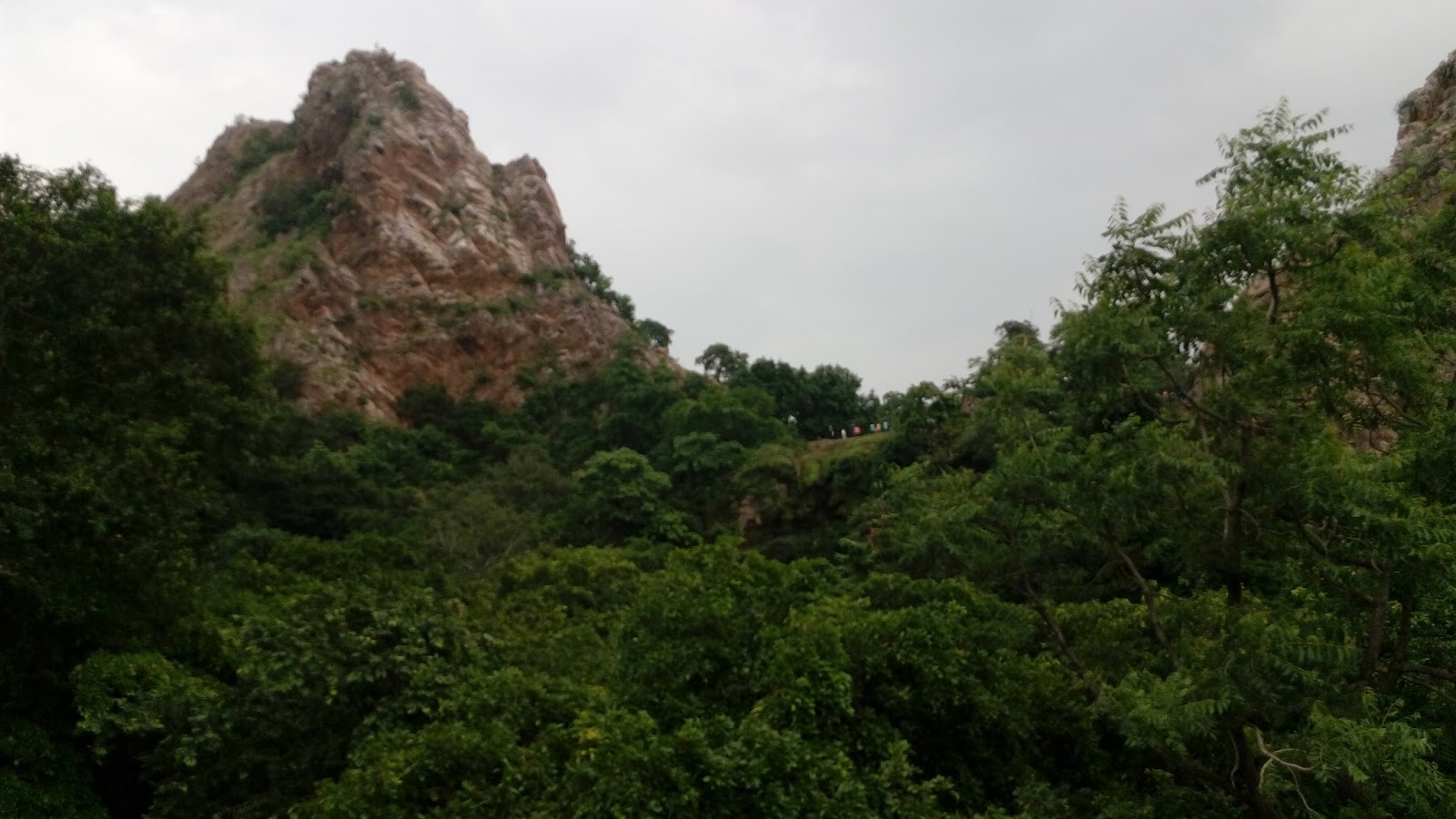 Hathni Mata Temple and Waterfall Near Pavagadh Jambughoda Gujarat India