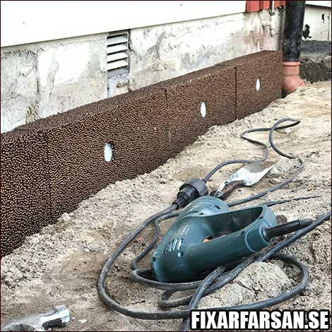 Dränera Om (Baksidan) Med Optidrain/Isodrän + Duk | FixarFarsan